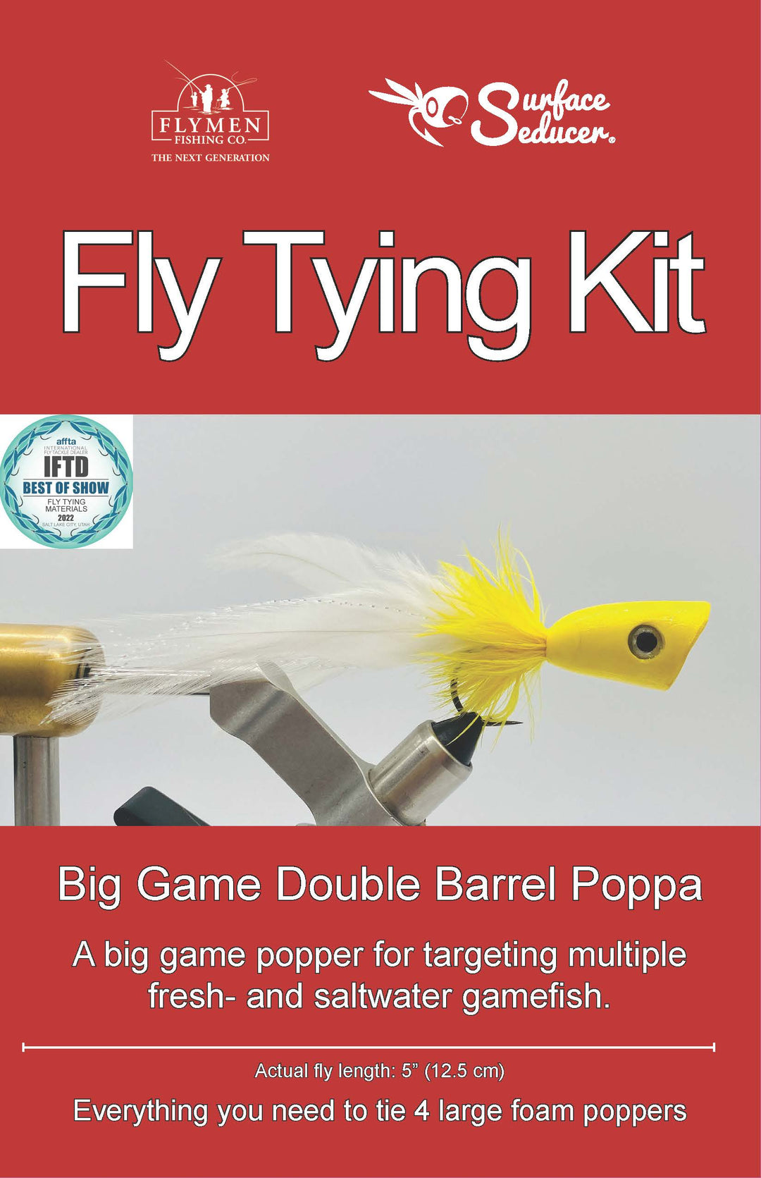 Fly Tying Kit: Big Game Double Barrel Poppa – South Branch Outfitters